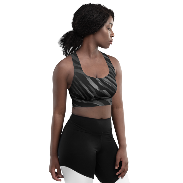 Army Tiger Longline Sports Bra – Kat Phyte, LLC